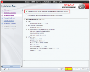 Installing Oracle WebLogic Server 12c and Oracle HTTP Server Part II - eMarcel.com