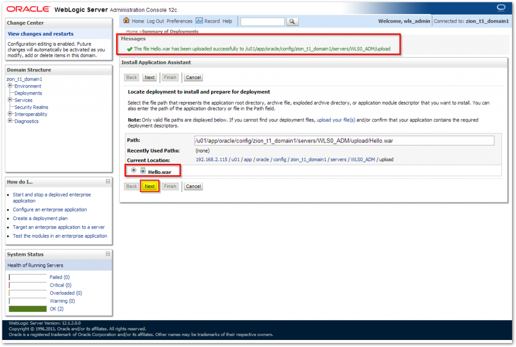Installing Oracle Weblogic Server 12c And Oracle Server Part I
