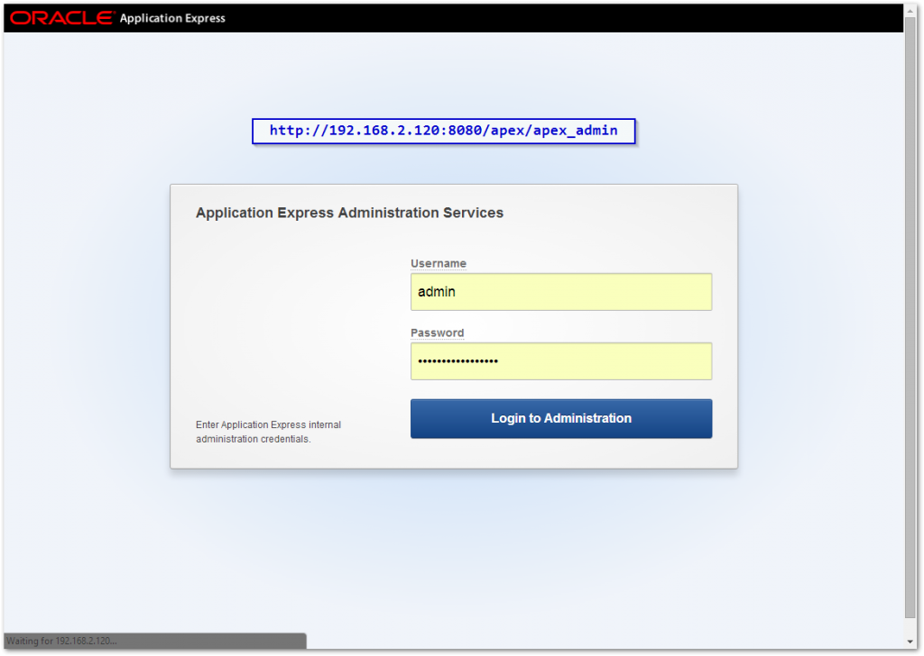 Installing Oracle Application Express In Oracle Database