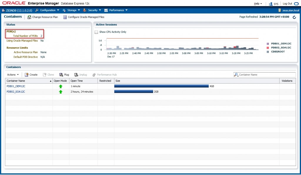How to enable Oracle Enterprise Manager Express 12c - eMarcel.com