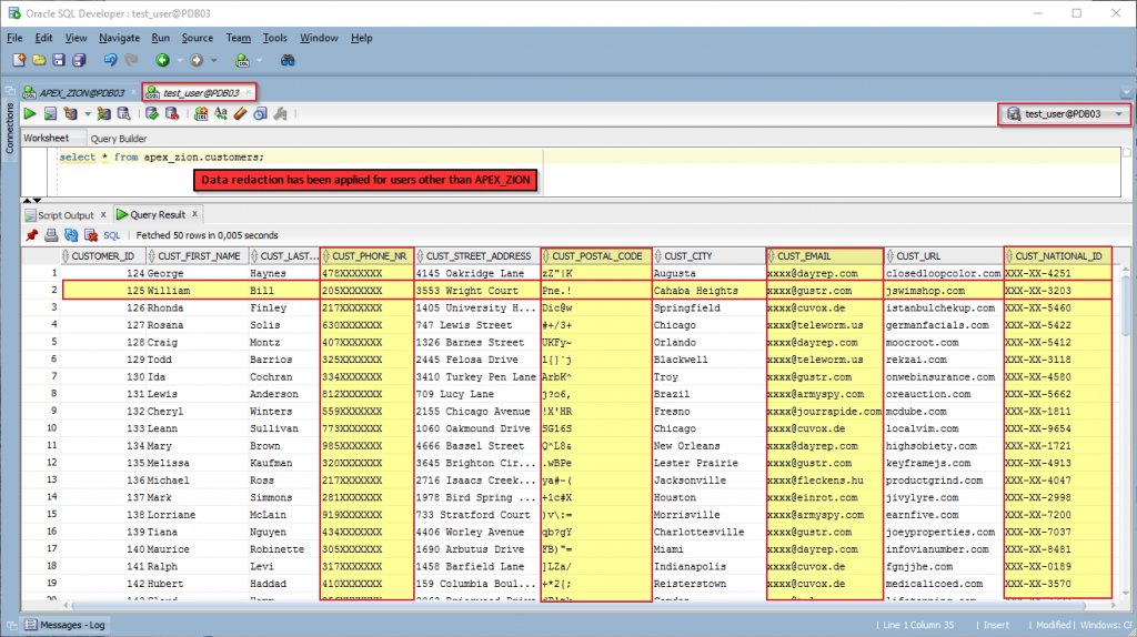 Oracle Data Redaction In Oracle Database 12c