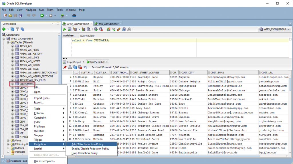 Oracle Data Redaction In Oracle Database 12c
