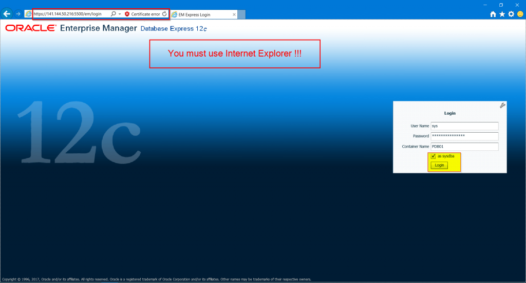 Creating Oracle Database Cloud Service (DBaaS) - eMarcel.com
