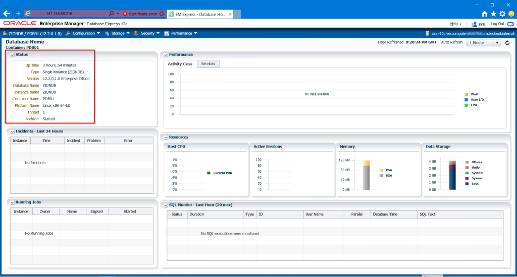 Creating Oracle Database Cloud Service (DBaaS) - eMarcel.com