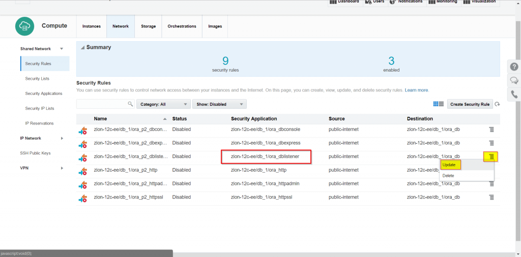 Creating Oracle Database Cloud Service Dbaas
